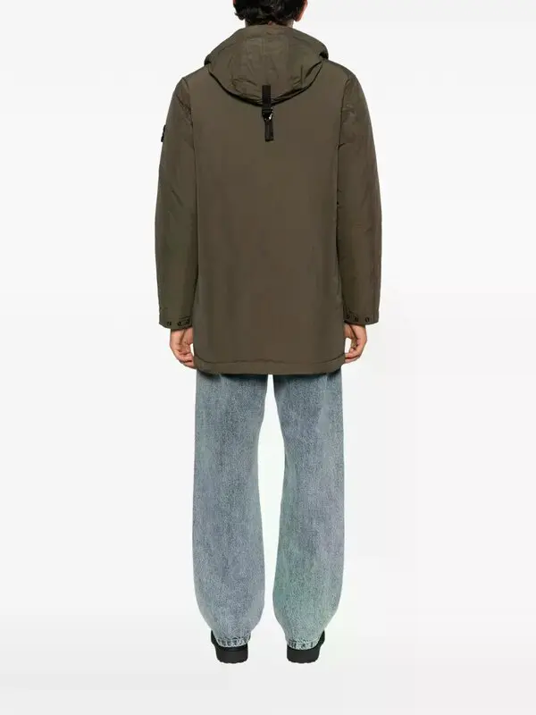 Stone Island Logo-patch Hooded Jacket