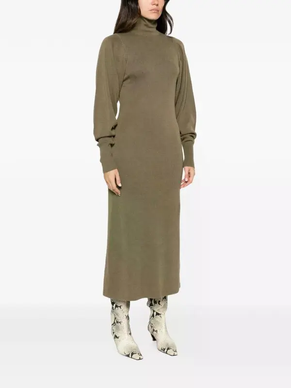 BY MALENE BIRGER Menna High-neck Puff-sleeve Midi Dress