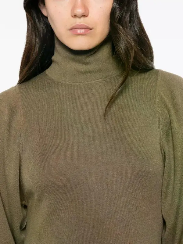 BY MALENE BIRGER Menna High-neck Puff-sleeve Midi Dress