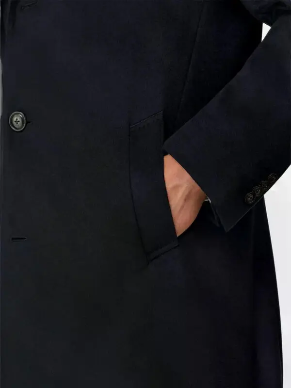 Boggi Milano Coat In Pure Cashmere Single-breasted