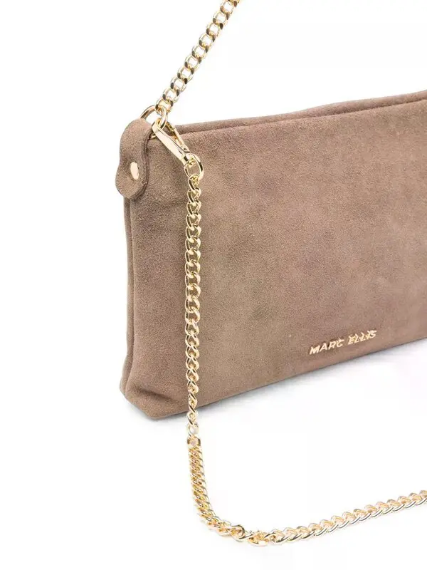 MARC ELLIS Ester Logo-plaque Chain-link Shoulder Bag
