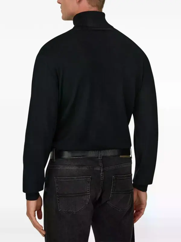 Boggi Milano Turtleneck-jumper In Extrafine Merino-wool