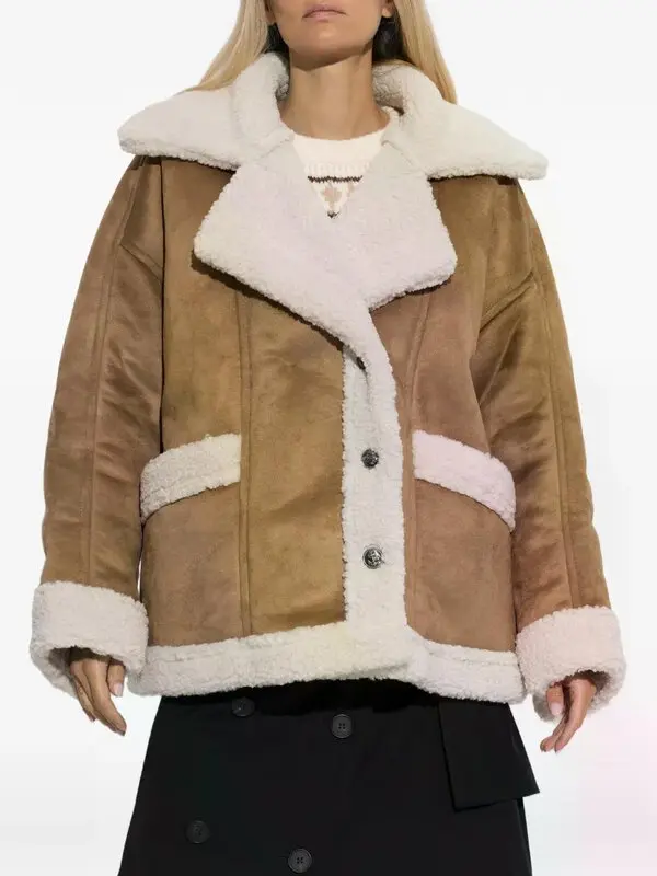 Munthe Valter Teddy-trim Coat