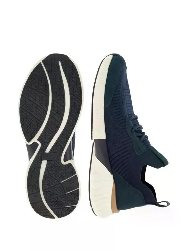 Boggi Milano Willow Trainers In Wool Blend - Blue
