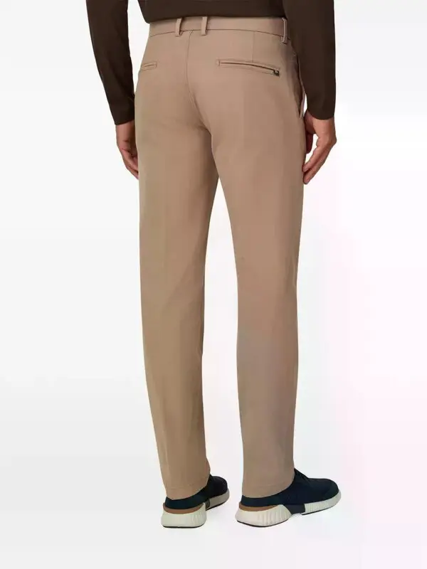 Boggi Milano Trousers In Stretch Cotton