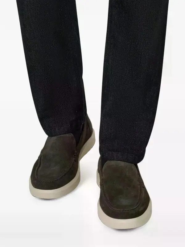 Boggi Milano Stratus Loafers In Suede Leather