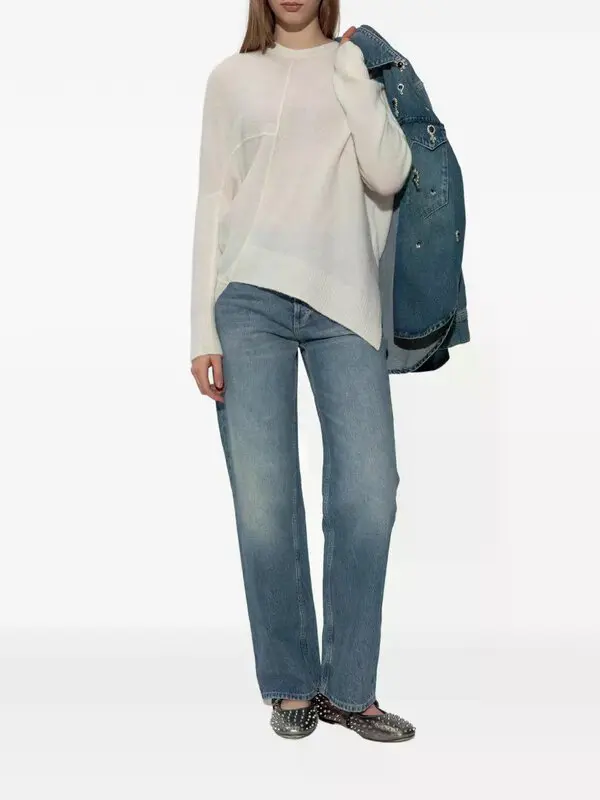 ALLSAINTS Asymmetric-hem Sweater - Neutrals