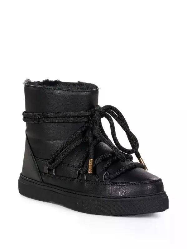 Inuikii Grape Lace-up Shearling-lined Boots