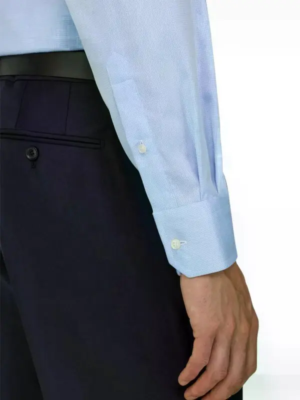 Boggi Milano Checked Cotton Non-iron Regular-fit Shirt