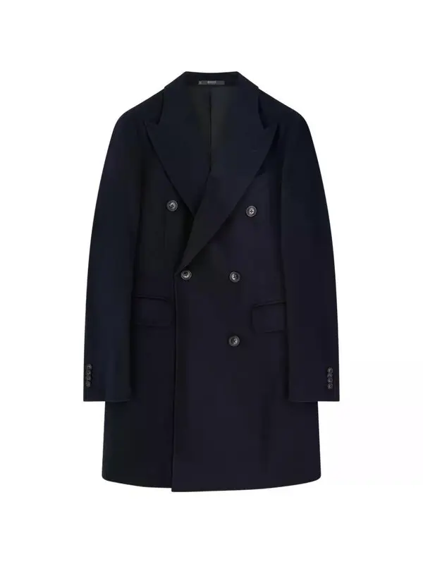 Boggi Milano Coat In Pure Cashmere Double-breasted