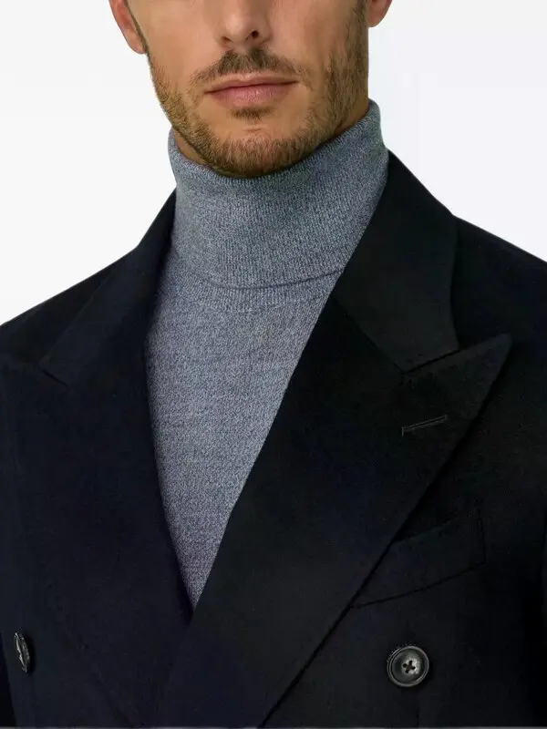 Boggi Milano Coat In Pure Cashmere Double-breasted