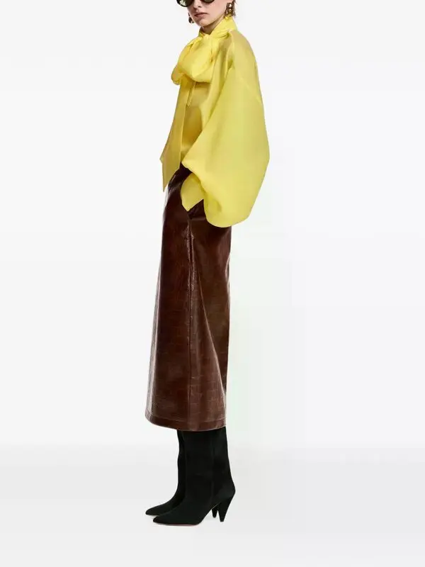 Essentiel Antwerp Kind Crocodile-effect Skirt