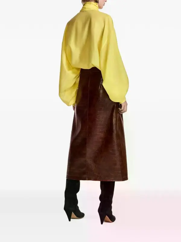 Essentiel Antwerp Kind Crocodile-effect Skirt
