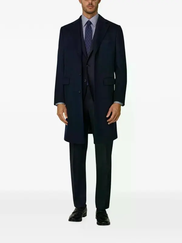 Boggi Milano Single-breasted Wool Coat