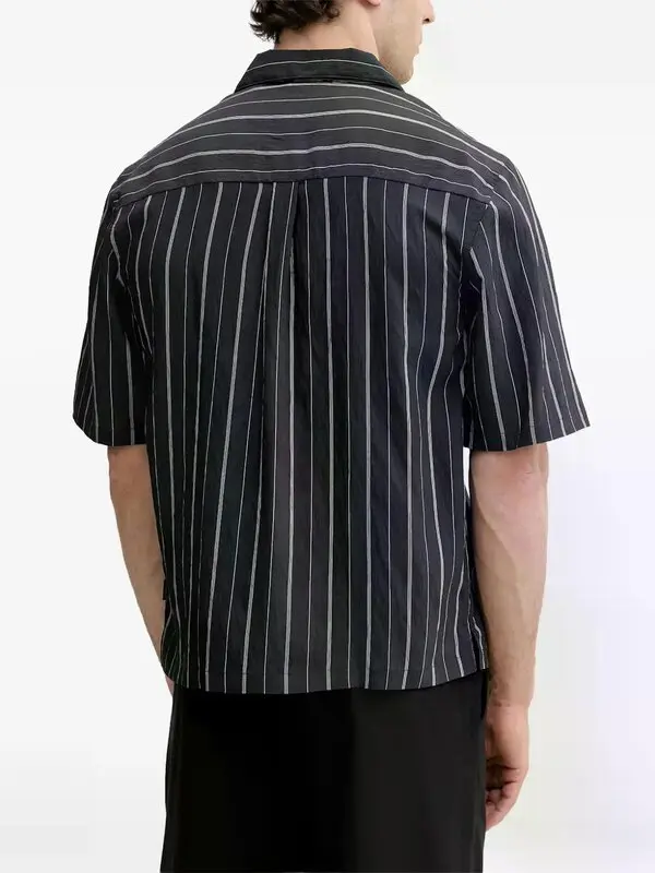 LINDBERGH Vertical-stripe Short-sleeve Shirt