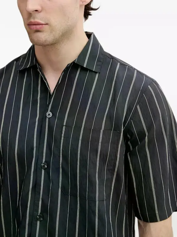 LINDBERGH Vertical-stripe Short-sleeve Shirt