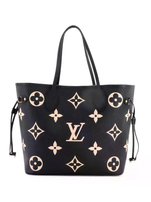 LOUIS VUITTON Neverfull Nm Bicolor Monogram Empreinte Giant Mm Tote Bag