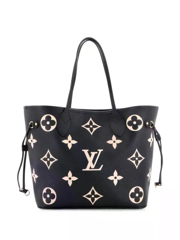 LOUIS VUITTON Neverfull Nm Bicolor Monogram Empreinte Giant Mm Tote Bag