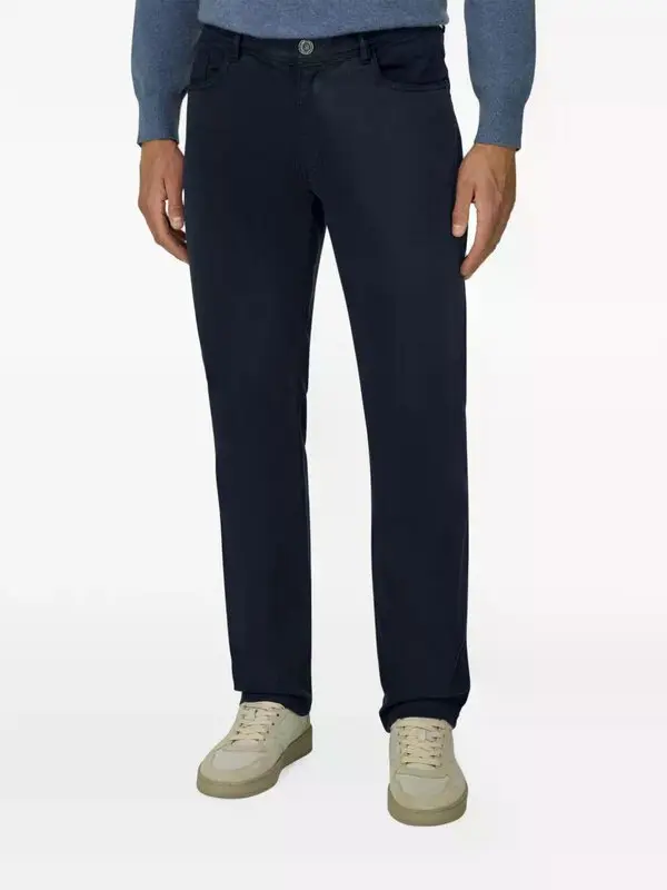 Boggi Milano Jeans In Stretch Cotton Tencel