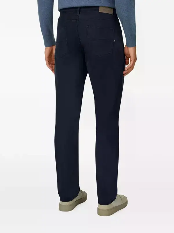 Boggi Milano Jeans In Stretch Cotton Tencel