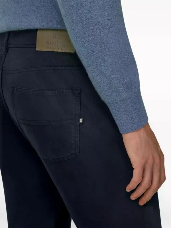 Boggi Milano Jeans In Stretch Cotton Tencel