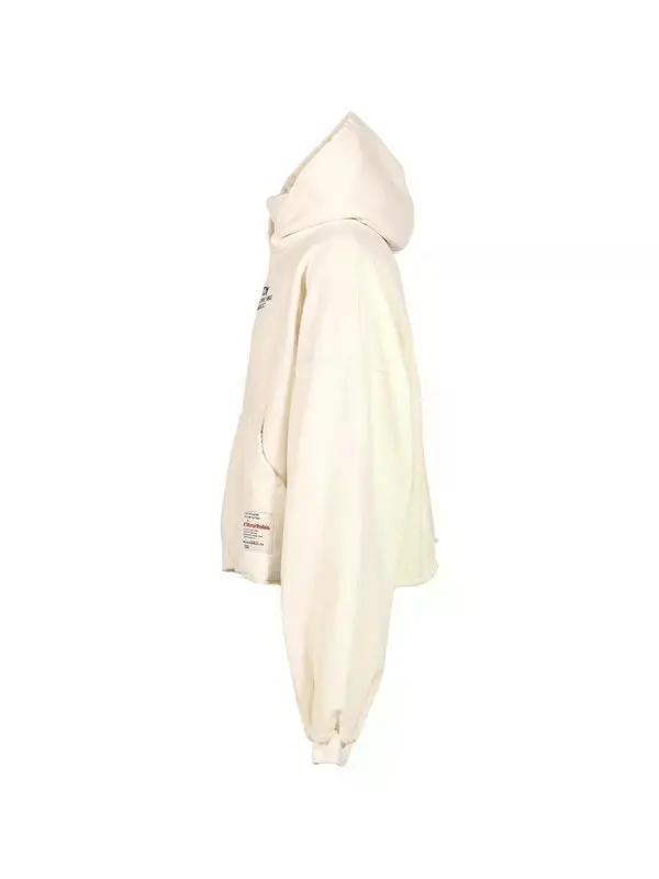 RRR123 Archive American Logo-print Cropped Hoodie
