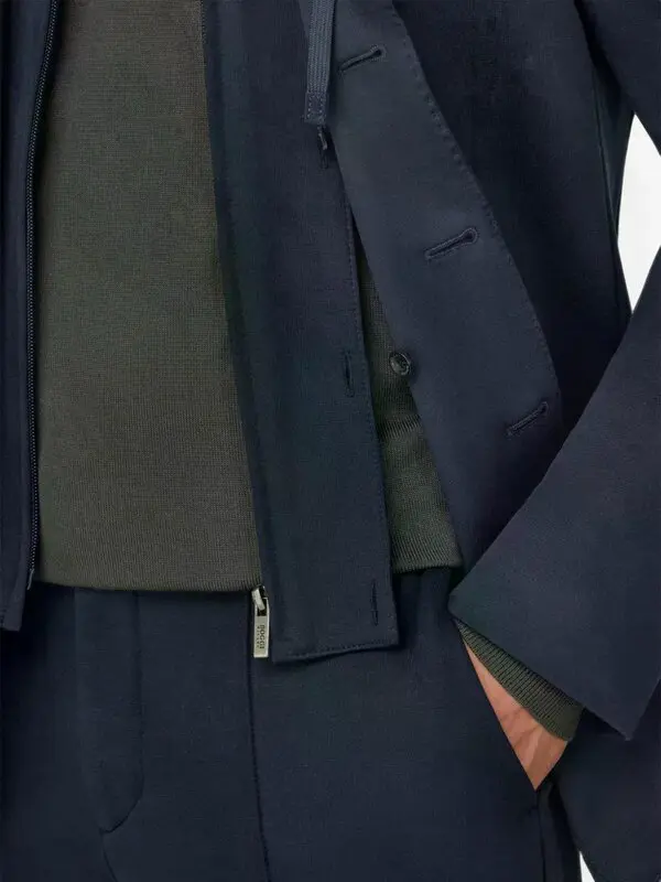 Boggi Milano Sweatshirt Blazer Madison In Cotton Blend B Jersey