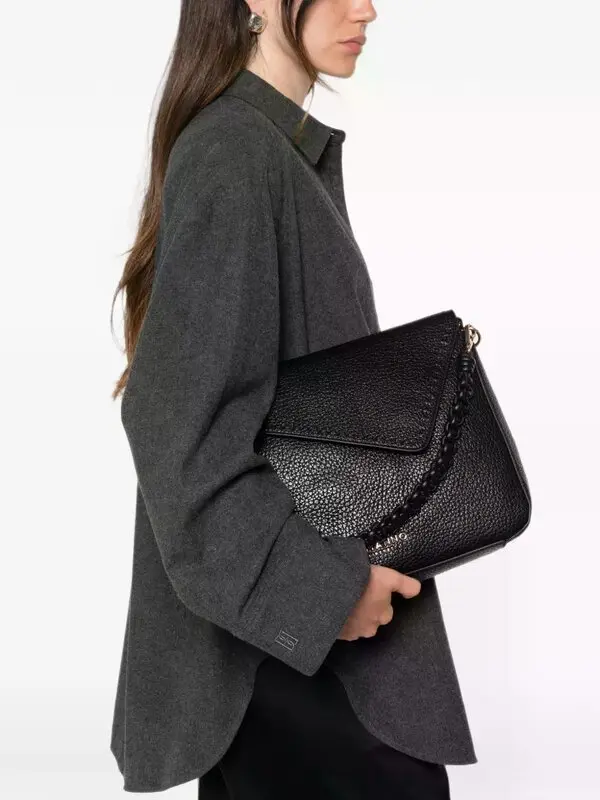 ERMANNO FIRENZE Grained-leather Shoulder Bag