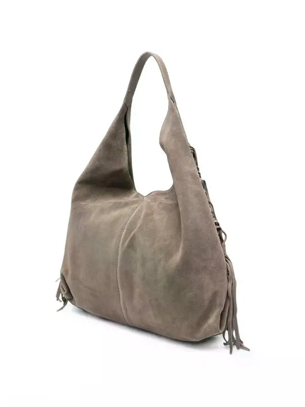 MARC ELLIS Altea Fringe-detail Suede Shoulder Bag