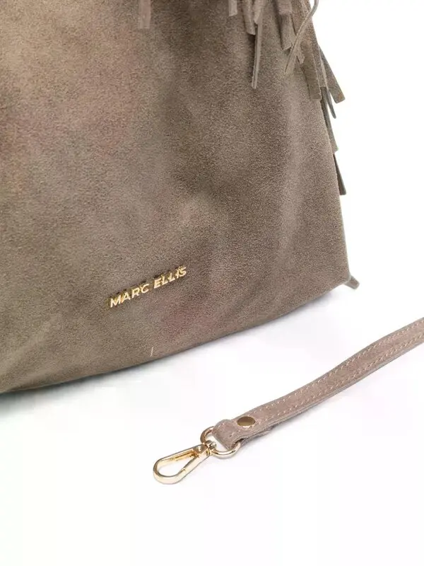 MARC ELLIS Altea Fringe-detail Suede Shoulder Bag