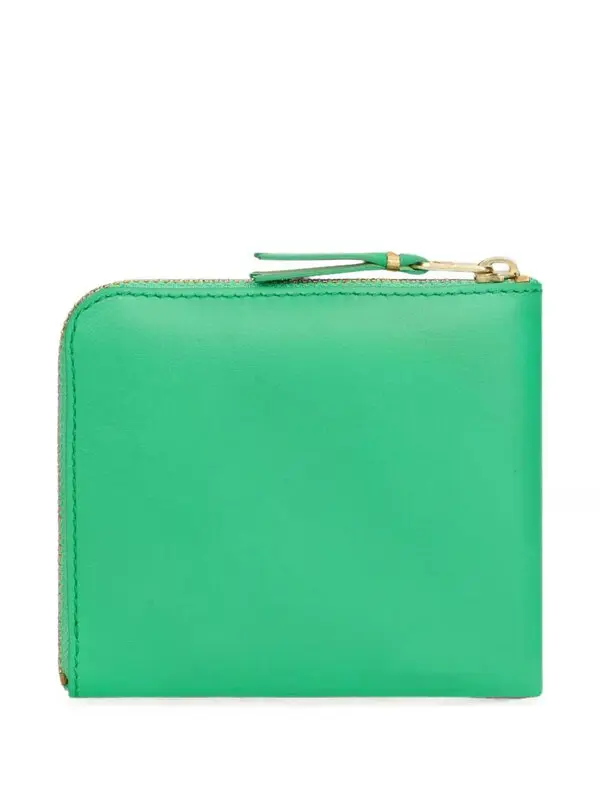 Comme Des Garçons Classic 3100 Zip-around Leather Wallet - Green
