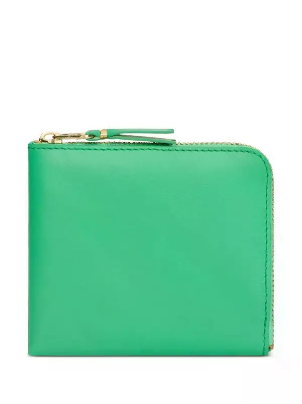 Comme Des Garçons Classic 3100 Zip-around Leather Wallet - Green