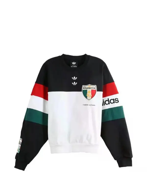 Adidas X Willy Chavarria Logo-print Panelled Sweatshirt