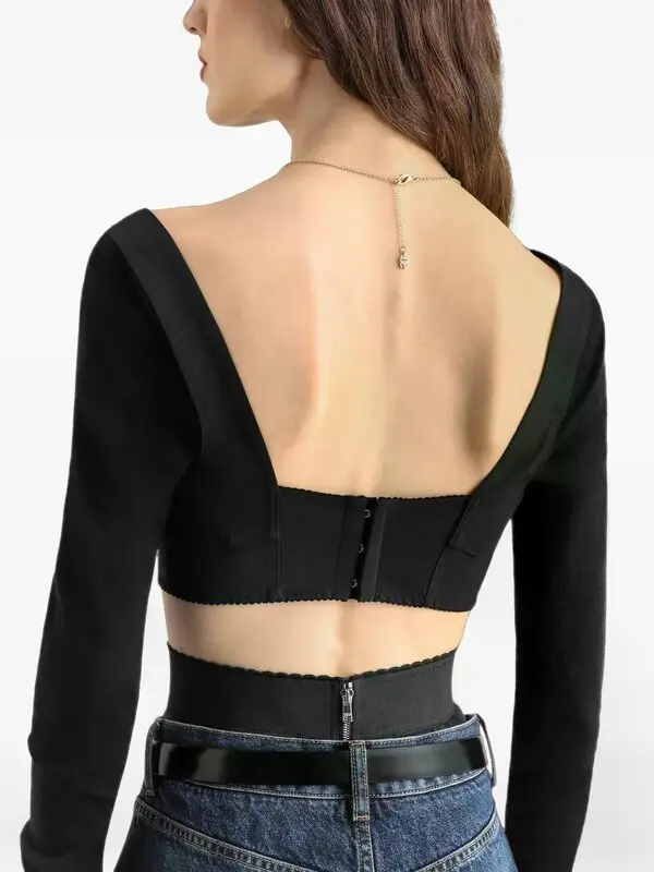 Dolce & Gabbana Satin Bustier Top