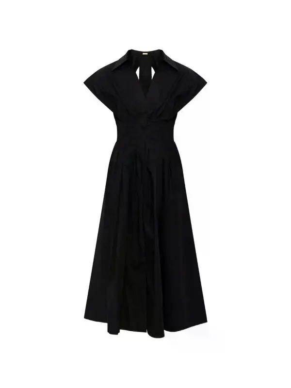 Cult Gaia Pixie Pleated Dress - Black
