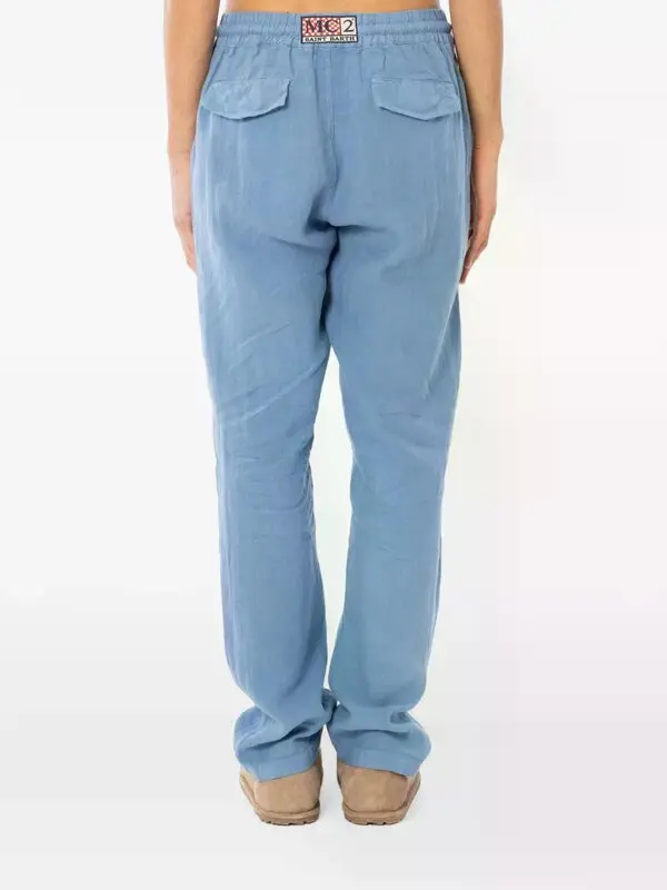 MC2 SAINT BARTH Calais Linen Tapered Trousers