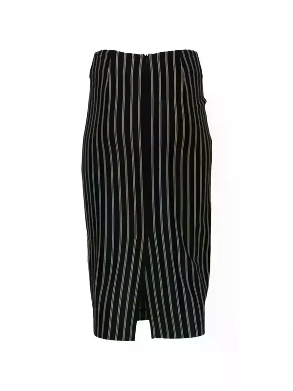 Max Mara Pinstripe Pencil Skirt