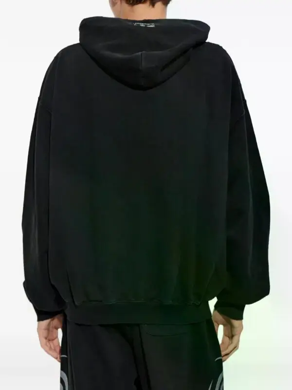 Vetements Slogan-print Zip-up Hoodie