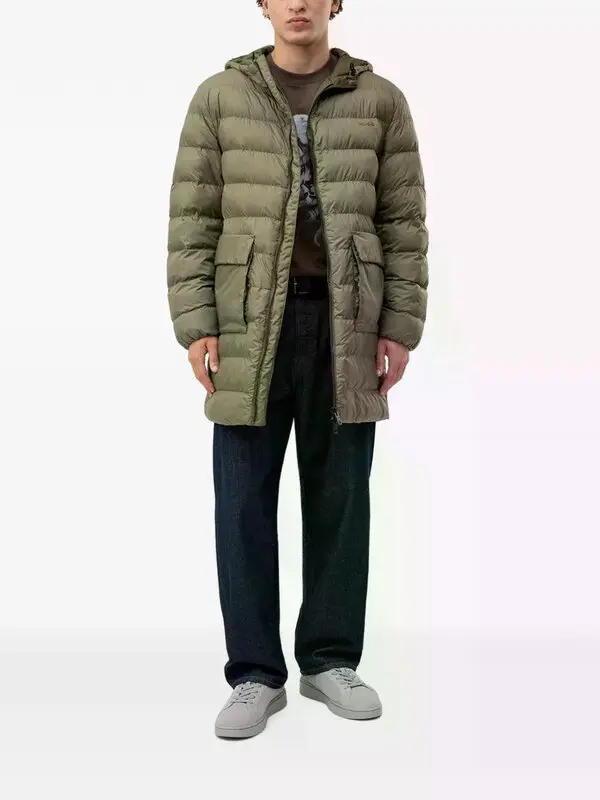 Hugo Quilted Hooded Padded Jacket