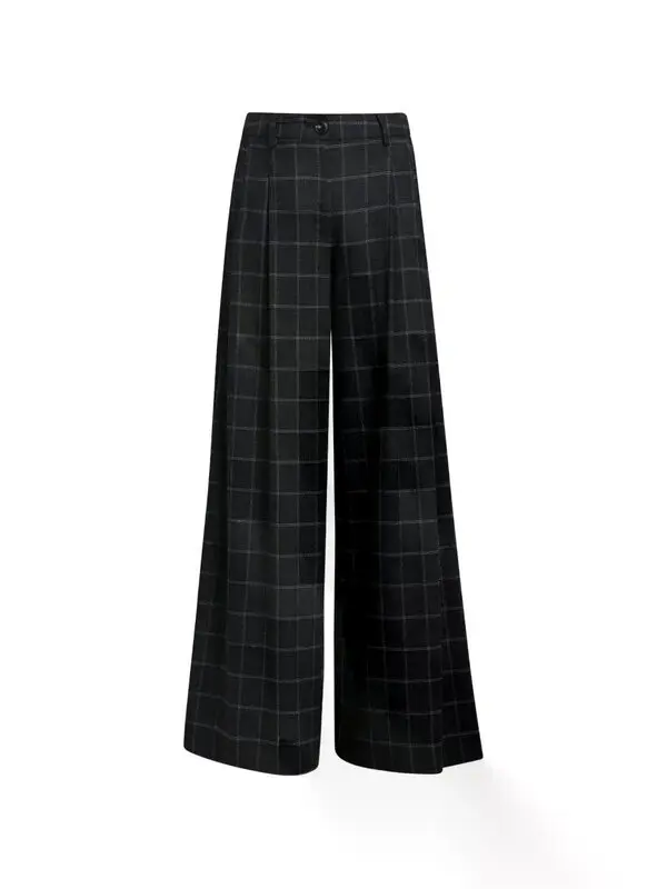Essentiel Antwerp Kollection Check-pattern Palazzo Pants