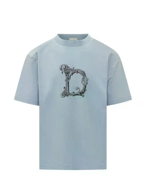Drole De Monsieur Graphic-print T-shirt - Blue