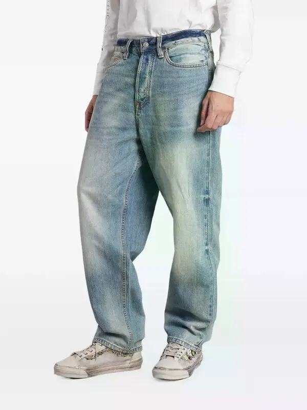 EVISU Seagull-print Jeans