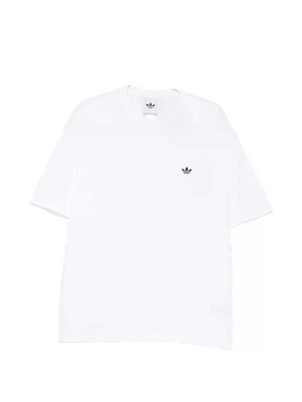 Adidas Embroidered-logo T-shirt - White