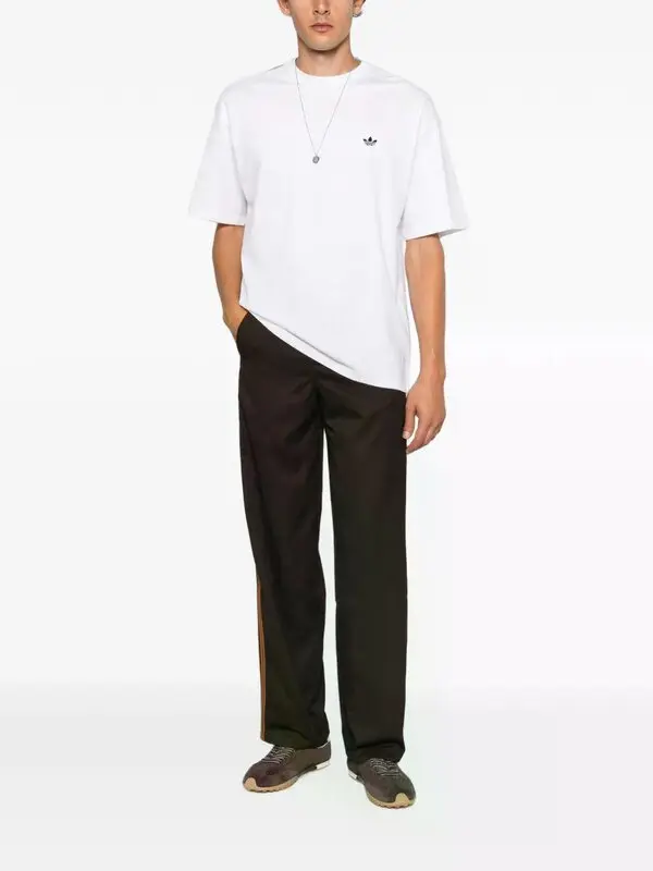 Adidas Embroidered-logo T-shirt - White