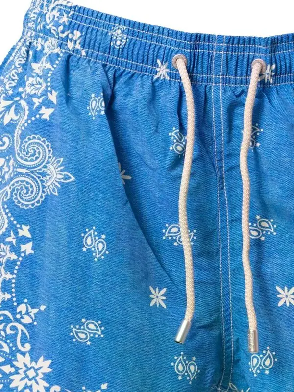 MC2 SAINT BARTH Gustavia Paisley-print Swim Shorts
