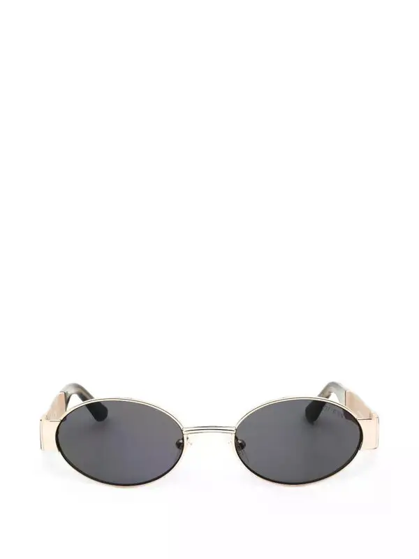 Guess Oval-frame Sunglasses - Gold