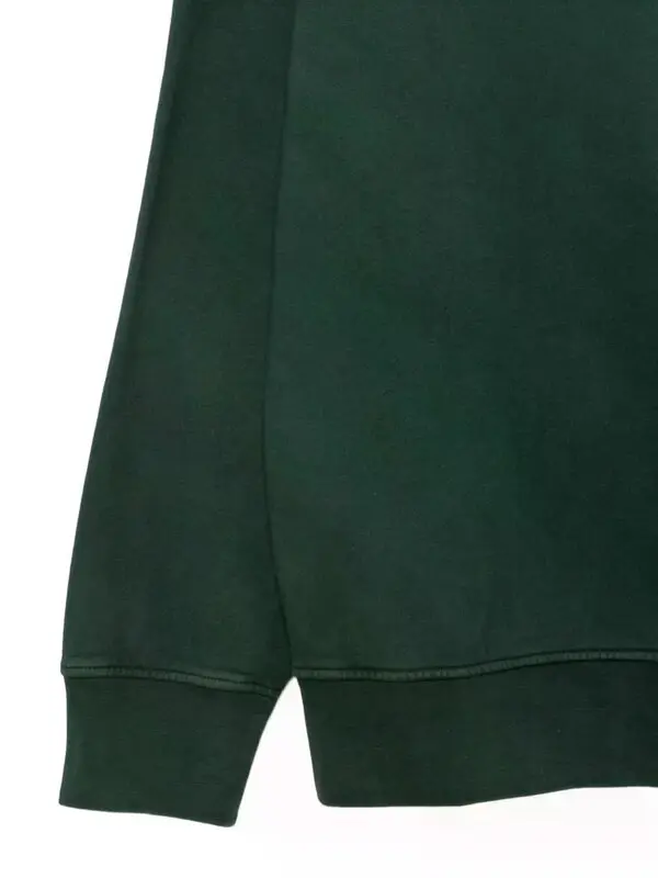 C.P. COMPANY Lens-detail Sleeve-pocket Sweatshirt - Green