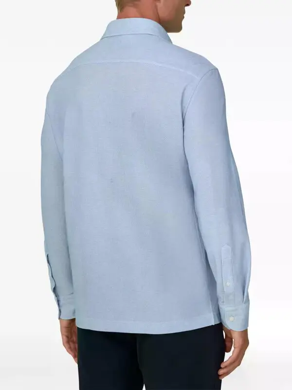 Boggi Milano Sakura Polo In Japanese Jersey