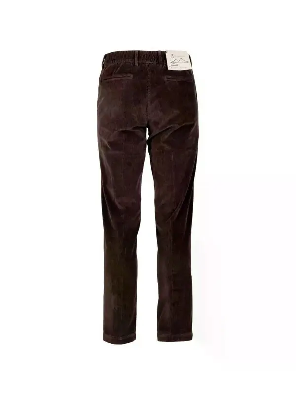 B SETTECENTO Pleated Corduroy Trousers