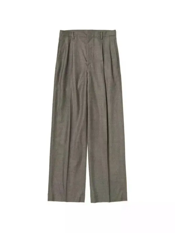 Auralee Pleated Wool Trousers